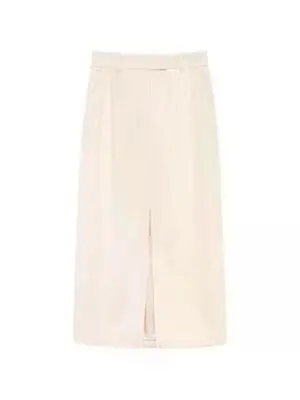 ANINE BING Meredith Midi Skirt With Front Slit