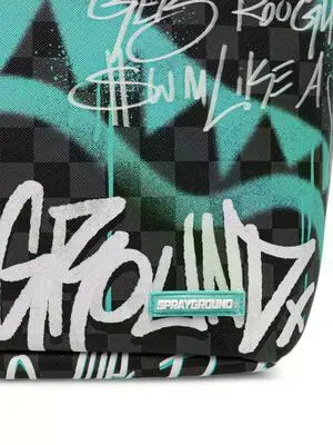 SPRAYGROUND Shark Graffiti-print Backpack