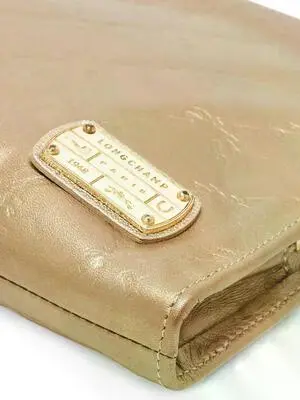 Longchamp Logo Quilted Clutch Bag
