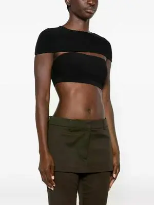 Cult Gaia Brett Cut-out Cropped Top
