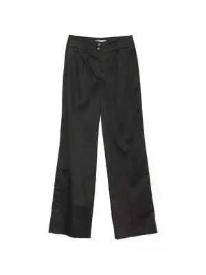KAOS Tailored Straight-leg Trousers With Satin Finish