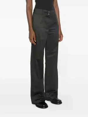 KAOS Tailored Straight-leg Trousers With Satin Finish
