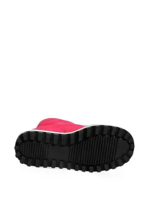 Dolce & Gabbana Quilted Logo Patch Boots