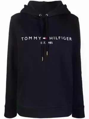 Tommy Hilfiger Drawstring Sweatshirts Hoodies For Women