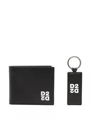 Dsquared2 Logo-motif Leather Wallet - Black
