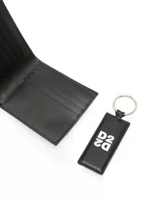 Dsquared2 Logo-motif Leather Wallet