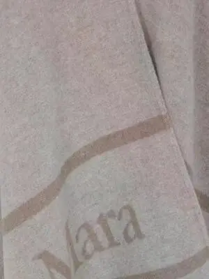 Max Mara Logo-print Fringed Cape