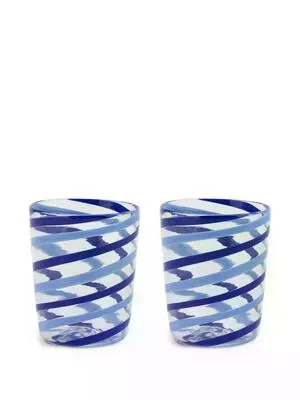 LISA CORTI X Canna Spiral Decorative Glasses - Blue