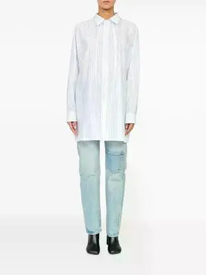 MAISON MARGIELA Oversized Striped Cotton Shirt