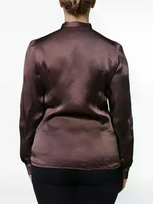 Dolce & Gabbana Pussy-bow Silk Blouse
