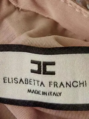 Elisabetta Franchi Sleeveless V-neck Maxi Dress
