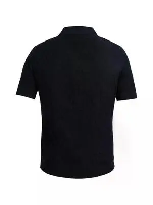 Dolce & Gabbana Short-sleeved Silk Polo Shirt