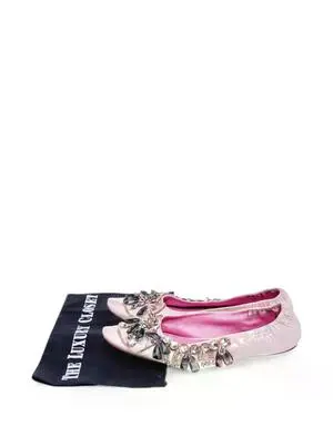 LOUIS VUITTON Embellished Flat Pumps