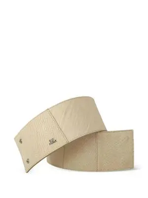 Gianfranco Ferre Wide Belt With Logo Detail