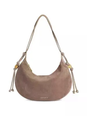 COCCINELLE Small Suede Tote Bag - Neutrals