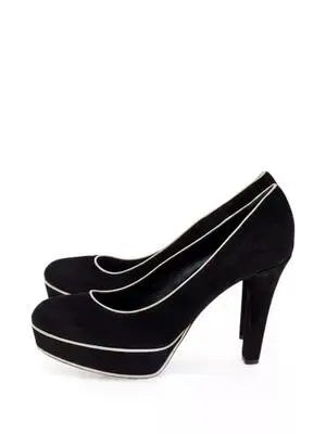 Gucci Suede Platform Pumps