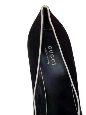 Gucci Suede Platform Pumps
