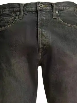 Kapital Stud-embellished Straight-leg Jeans - Grey