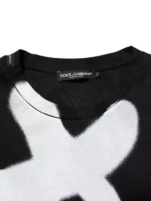 Dolce & Gabbana Dg Logo Graffiti-print T-shirt