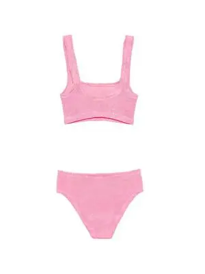 Hunza G Xandra Crinkled Finish Bikini - Pink