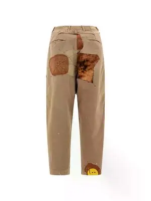 Kapital Katsuragi Patchwork Distressed Tapered Trousers