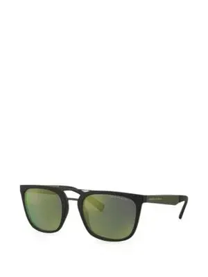 Armani Exchange Square Frame Double Bridge Sunglasses