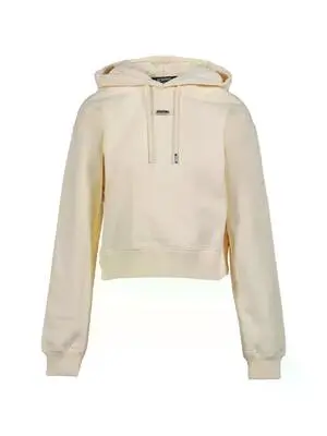 Jacquemus Logo Patch Cropped Hoodie