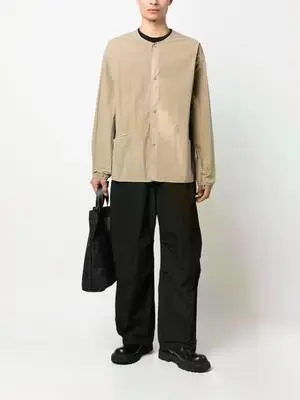 AMOMENTO Ripstop Fatigue Wide-leg Trousers