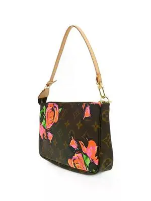 LOUIS VUITTON 2008 Monogram Rose Pochette Tote Bag
