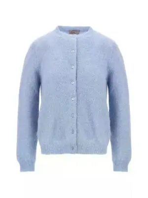Herno Stocking Stitch Crew Neck Cardigan