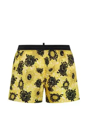 Dsquared2 Graphic Print Swim Shorts