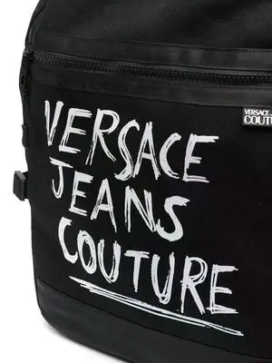 Versace Graffiti Logo Backpack