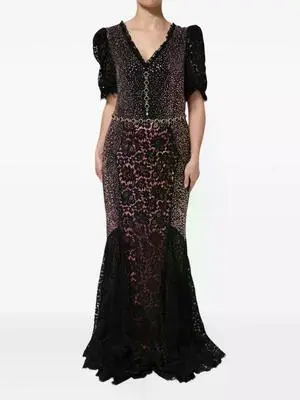 Dolce & Gabbana Crystal-embellished Lace Gown