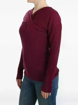 Roberto Cavalli Twisted V-neck Sweater