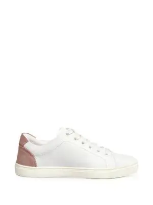 Dolce & Gabbana Leather Logo Patch Sneakers