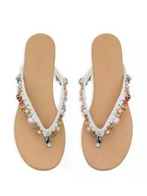 Christopher Esber Memento Charm Flip-flops