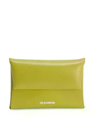 JIL SANDER Folded Coin Purse - Green