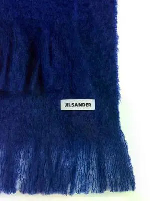 JIL SANDER Slim Wool Blend Scarf