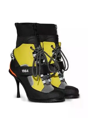 Dsquared2 Techno Lace-up Stiletto Ankle Boots