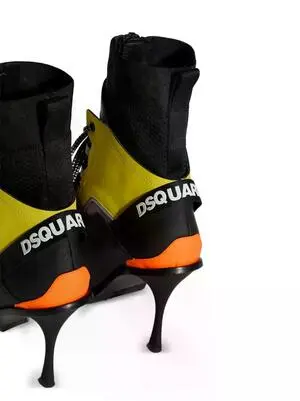 Dsquared2 Techno Lace-up Stiletto Ankle Boots