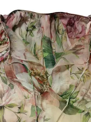 Dolce & Gabbana Floral Print Tiered Maxi Dress