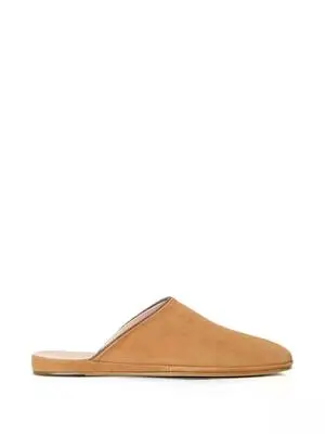 Fabiana Filippi Suede Flat Mules