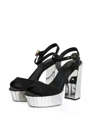 Dolce & Gabbana Keira Crystal-embellished Platform Sandals