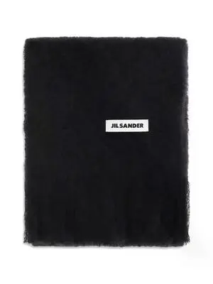 JIL SANDER Fringed Blend Scarf
