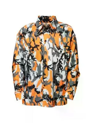 Dolce & Gabbana Camouflage Print Denim Jacket