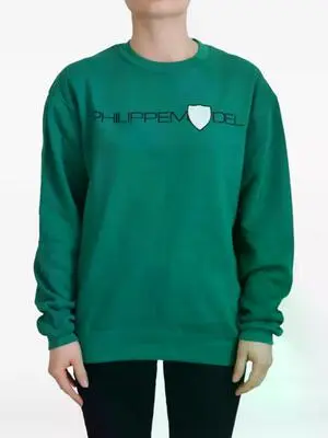 Philippe Model Logo Print Sweater - Green
