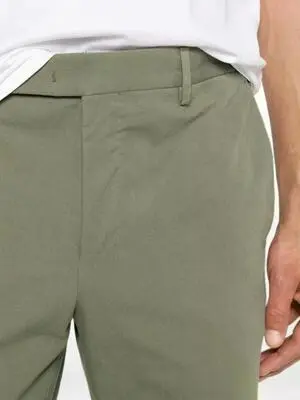 PT TORINO Tailored Trousers With Pressed Crease - Green