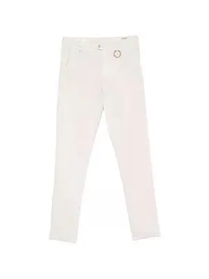 TRAMAROSSA Luis Logo-plaque Trousers - Neutrals