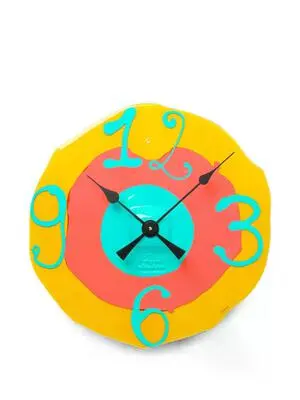 GAETANO PESCE Watch Me Irregular-shape Clock X Browns Exclusive - Yellow