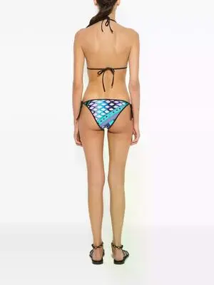 Emilio Pucci Vivara Print Bikini Bottom - Blue